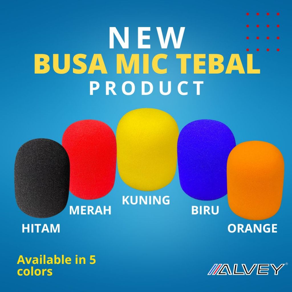 Jual ALVEY Busa Mic Tebal Karaoke / Cover Mic Karaoke / Busa Mic ...
