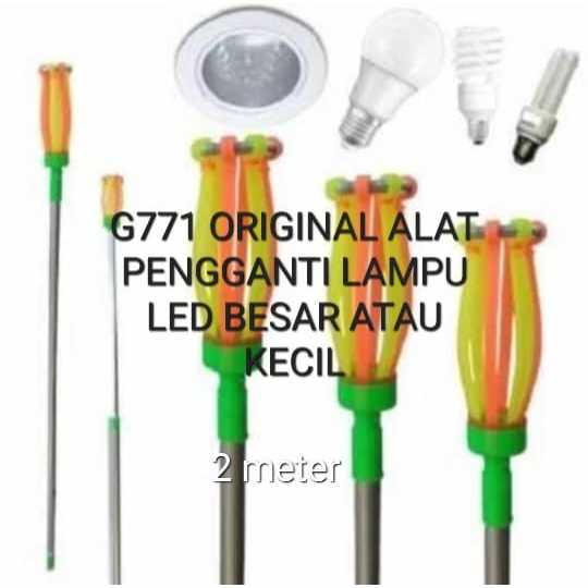 Jual G771 ORIGINAL ALAT PENGGANTI LAMPU LED TONGKAT 2 METER STIK STICK ...