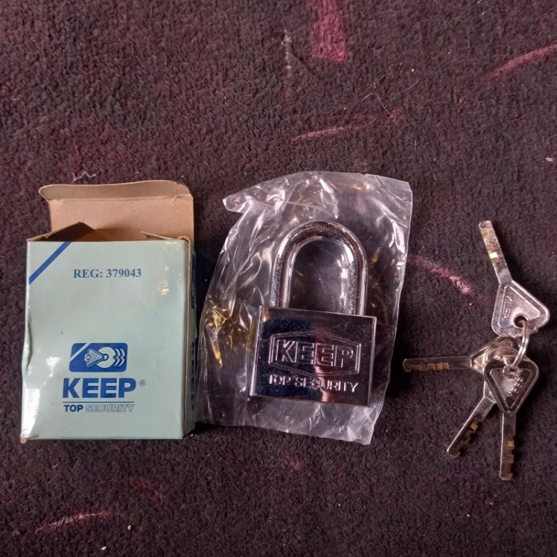 Jual Gembok KEEP top security original 50mm | Shopee Indonesia