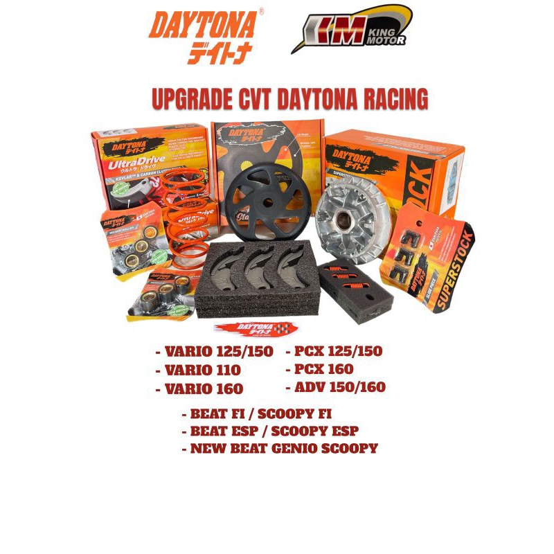 Jual Daytona Racing Paket Kirian Full Upgrade CVT Vario 125 Vario 150/ ...