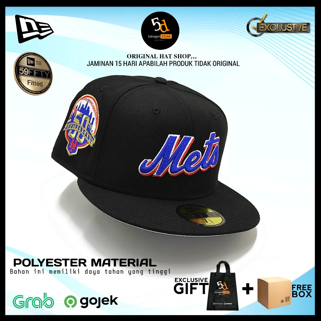 Jual TOPI NEW ERA ORIGINAL 59FIFTY NEW YORK METS JERSEY FIT EDITION | Shopee Indonesia