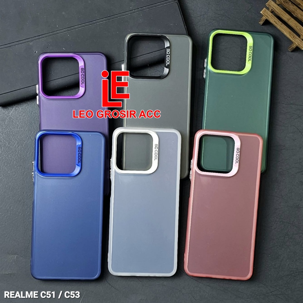 Jual REALME C53 CASE SOCOOL CASE IMD HYBRID PLATE HOLOGRAM REALME C53 ...