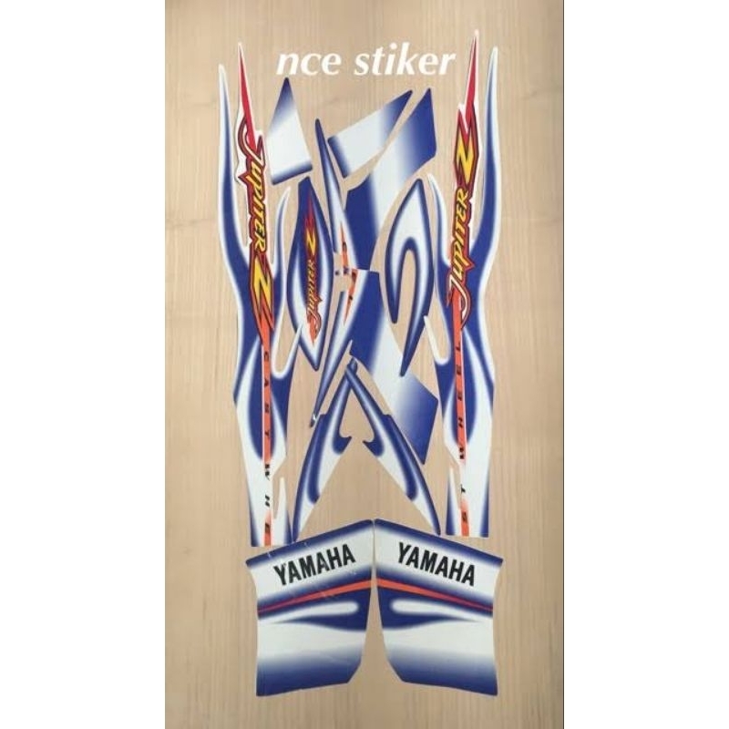 Jual Stiker Setiker Striping Body Jupiter Z Lama 2001-2007 | Shopee ...