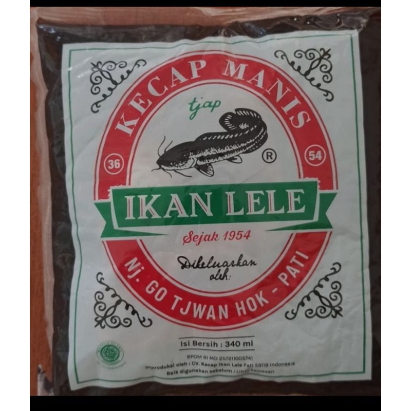 Jual kecap Manis Cap Ikan Lele Khas Pati - Nj. Go Tjwan Hok (340 ml/ 1/ ...