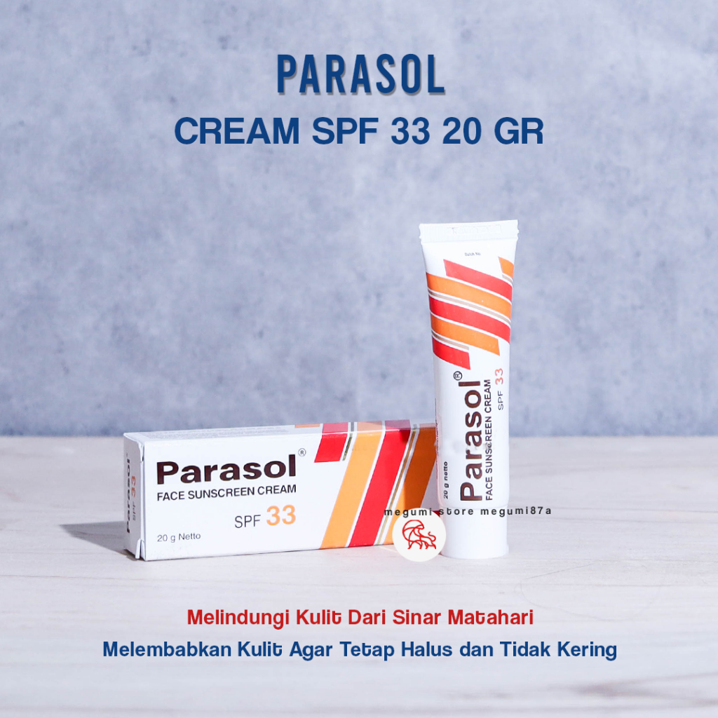 Jual Parasol Cream Face Sunscreen SPF 33 20 gr | Shopee Indonesia