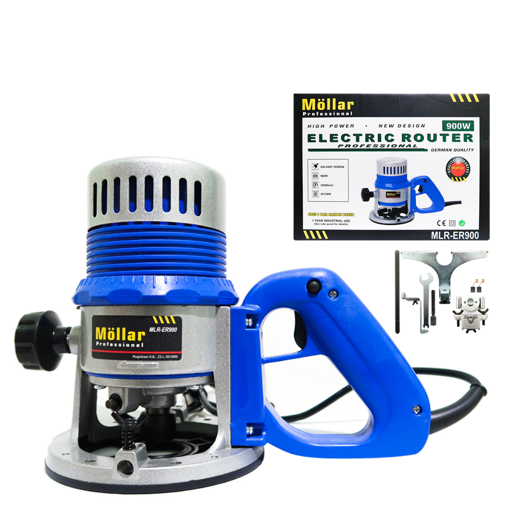 Jual MOLLAR ER900 Mesin Router Listrik Besar 12 mm Profil Kayu Wood ...