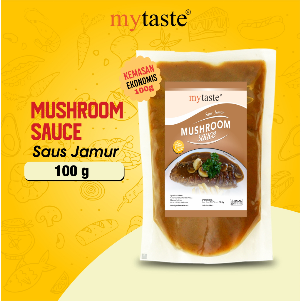 Jual My Taste Mushroom Sauce 100gr Saos Jamur Saus Mushroom Steak Saus ...