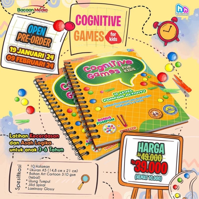 Jual COGNITIVE GAMES FOR KIDS ORIGINAL | Shopee Indonesia