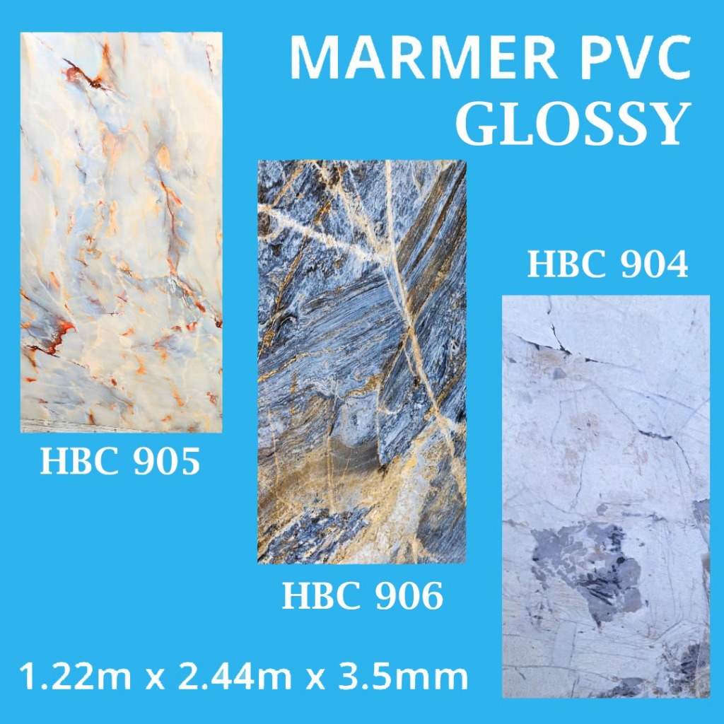 Jual NEW PRODUCT Panel PVC Marmer HBC tebal - Panel dinding MEWAH ...