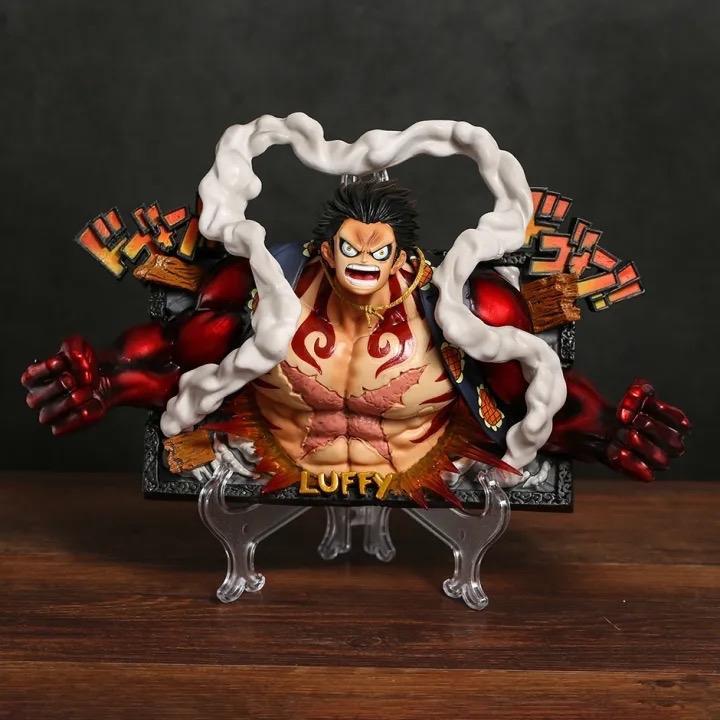 Jual Figure Monkey D Luffy Gear 4th 3D Photo Frame Kong Gun PVC Luffy ...
