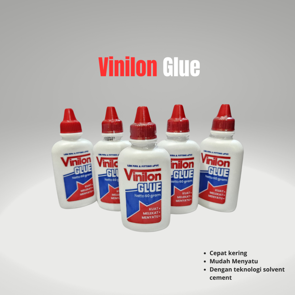 Jual 60GR Vinilon Glue/Lem Vinilon/Lem Pipa PVC Vinilon | Shopee Indonesia