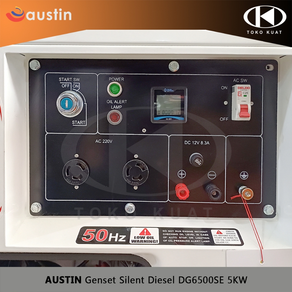 Jual Genset Diesel 5000 Watt AUSTIN Air-Cooled Generator DG6500SE | Shopee Indonesia