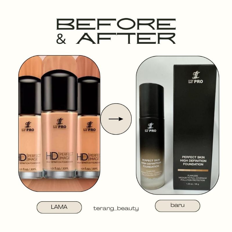 Jual LT PRO LTPRO PERFECT SKIN HIGH DEFINITION HD FOUNDATION | Shopee ...
