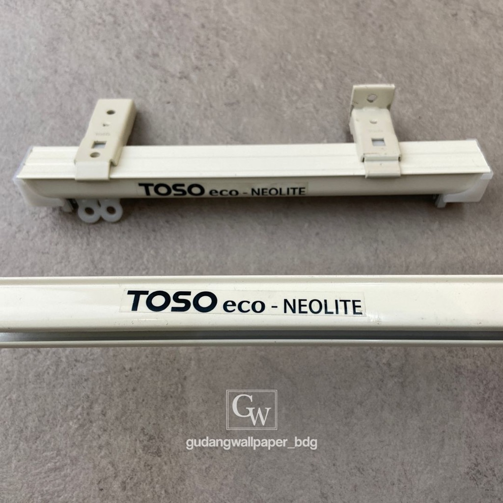 Jual READY STOK REL TOSO Rail Gorden Premium JAPAN BRAND TOSO Eco Putih KUAT dan AWET Tahan Lama ...