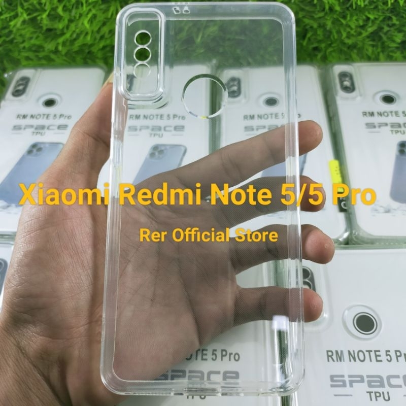 Jual Silikon Soft case bening Space Xiaomi Redmi Note 5/5 Pro | Shopee ...