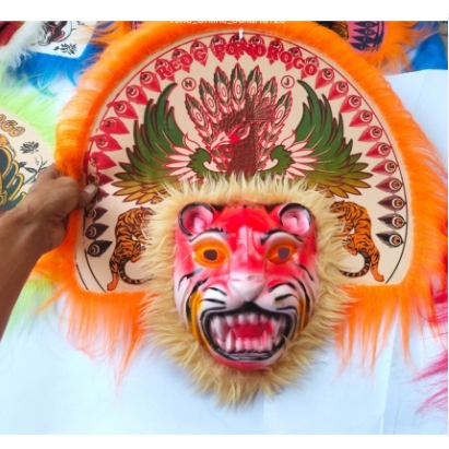 Jual Topeng Reog Anak / Topeng Barongsai Anak / Topeng Adat Kesenian ...