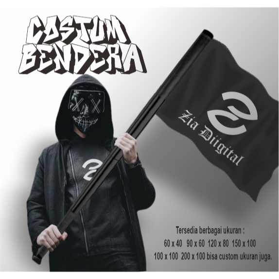 Jual Bendera custom 250 x 200 tc | Shopee Indonesia