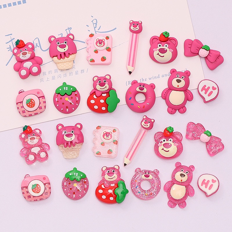 Jual Clay Cantik Lotso Pink gemas / Hiasan Kerajinan DIY Lotso Kekinian ...