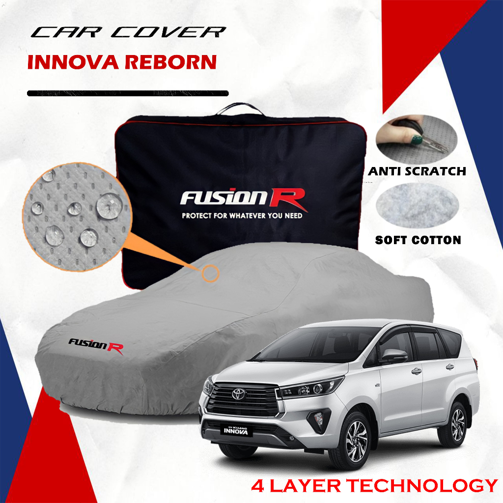 Jual Cover Mobil INNOVA REBORN Fusion R 4 Layer Multi Waterproof ...