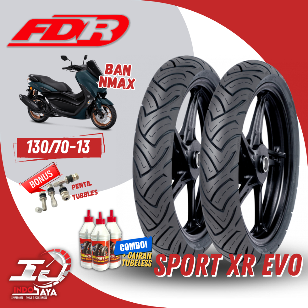Jual (READY COD) BAN LUAR FDR SPORT XR EVO (130/70-13) BAN NMAX / N-MAX ...