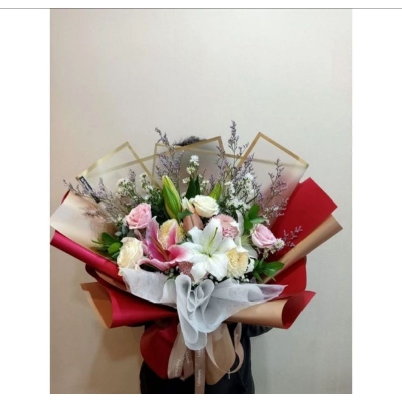 Jual INBLOOM FLORIST/ Small Lily Bouquet | Medium Lily Bouquet |Bunga ...