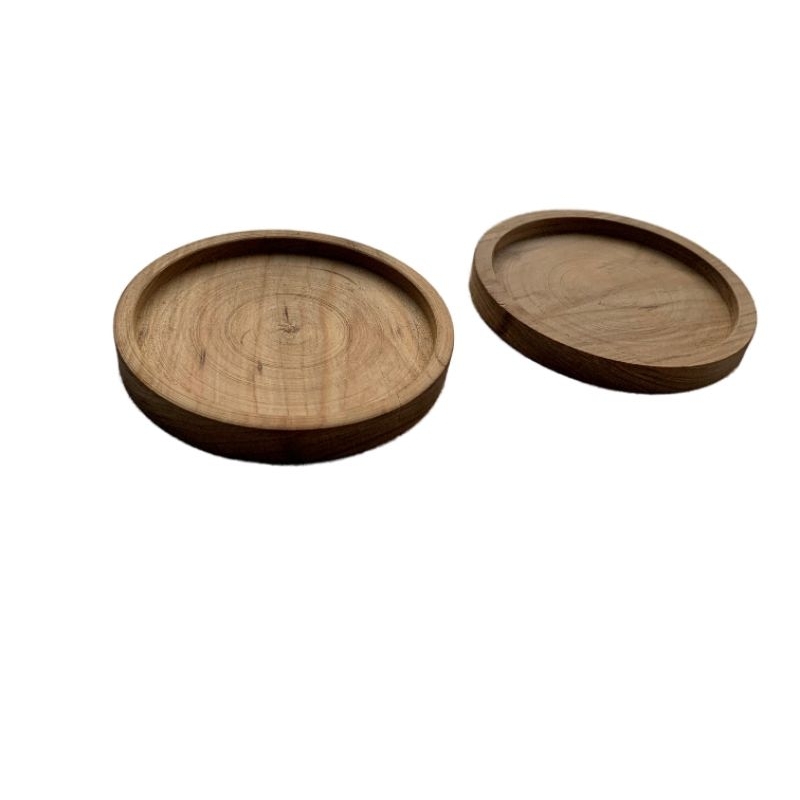 Jual Rota - Tatakan Gelas Kayu Cedar Bulat Wood Coaster | Shopee Indonesia
