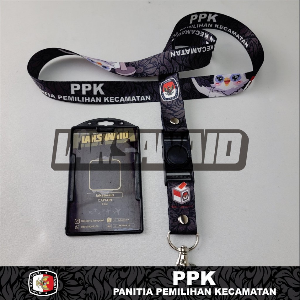 Jual LANYARD TALI ID CARD PPS PPK KPPS PLUS HOLDER | Shopee Indonesia