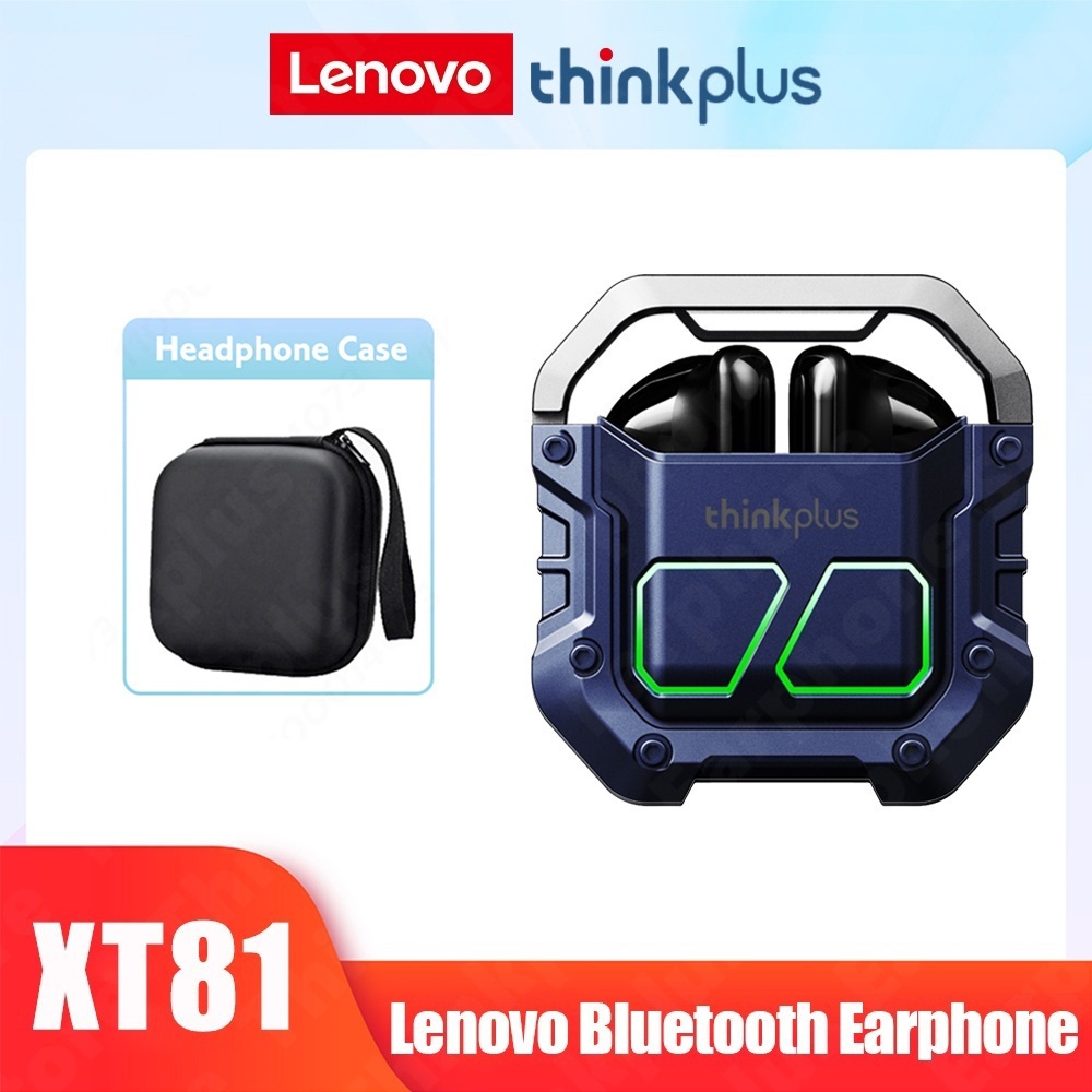 Jual 100% Ori Lenovo Thinkplus XT81 Wireless Gaming Headset Bluetooth 5.3 TWS Earphone Low ...