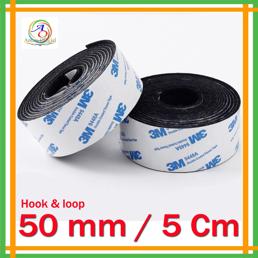 Jual Tape Brand 3M 9448A Ukuran 50mm Kasar & Halus Double Tape Stiker ...