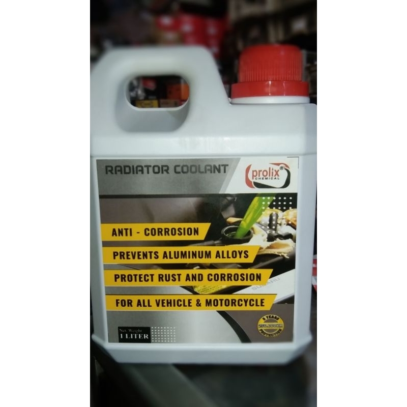 Jual AIR RADIATOR MOTOR DAN MOBIL 1 LITER MERK PROLIX / AIR RADIATOR ...