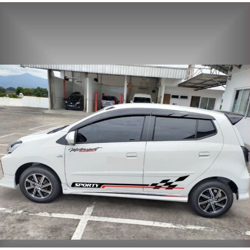 Jual Sticker cutting mobil Ayla Agya jazz Brio Terbaru | Shopee Indonesia