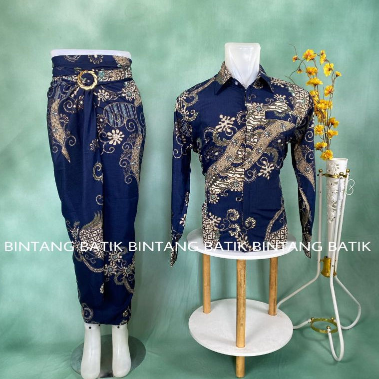 Jual KEMEJA BATIK COUPE BATIK PRIA DAN WANITA BATIK PASANGAN KEMEJA ...