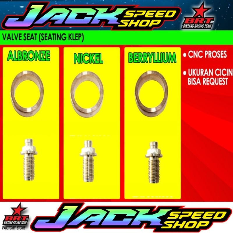 Jual BOS KLEP BRT & SEATING KLEP / VALVE SEAT ALBRONZE NICKEL BECU ...