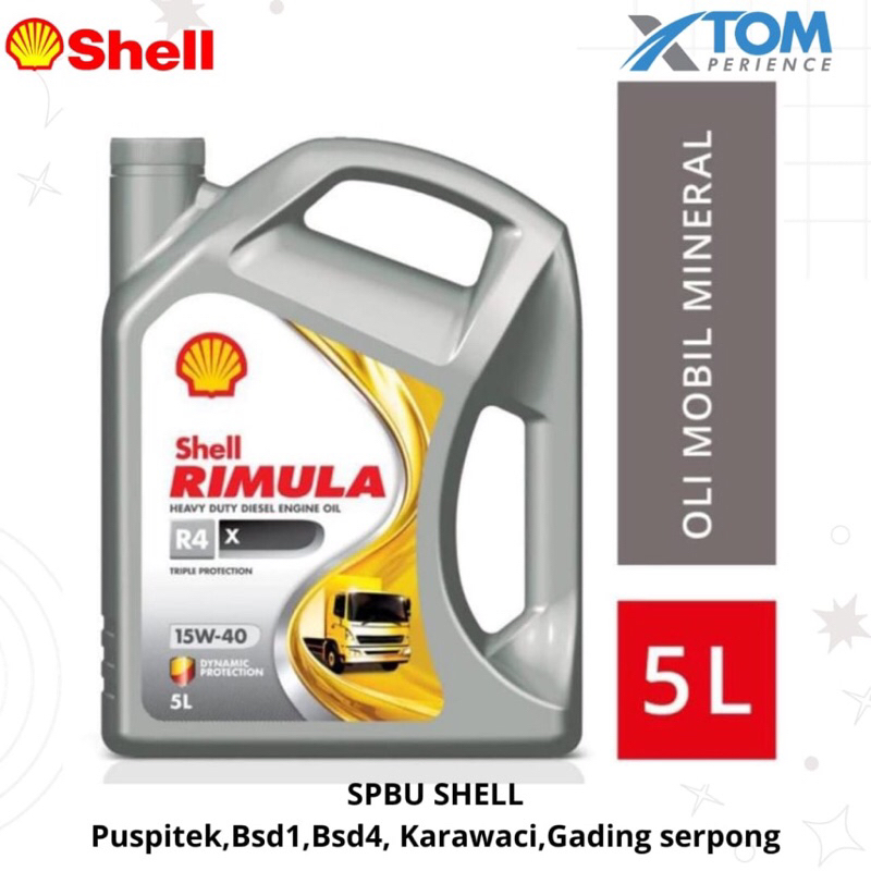 Jual Shell Rimula R4 X 15W-40 5LITER | Shopee Indonesia