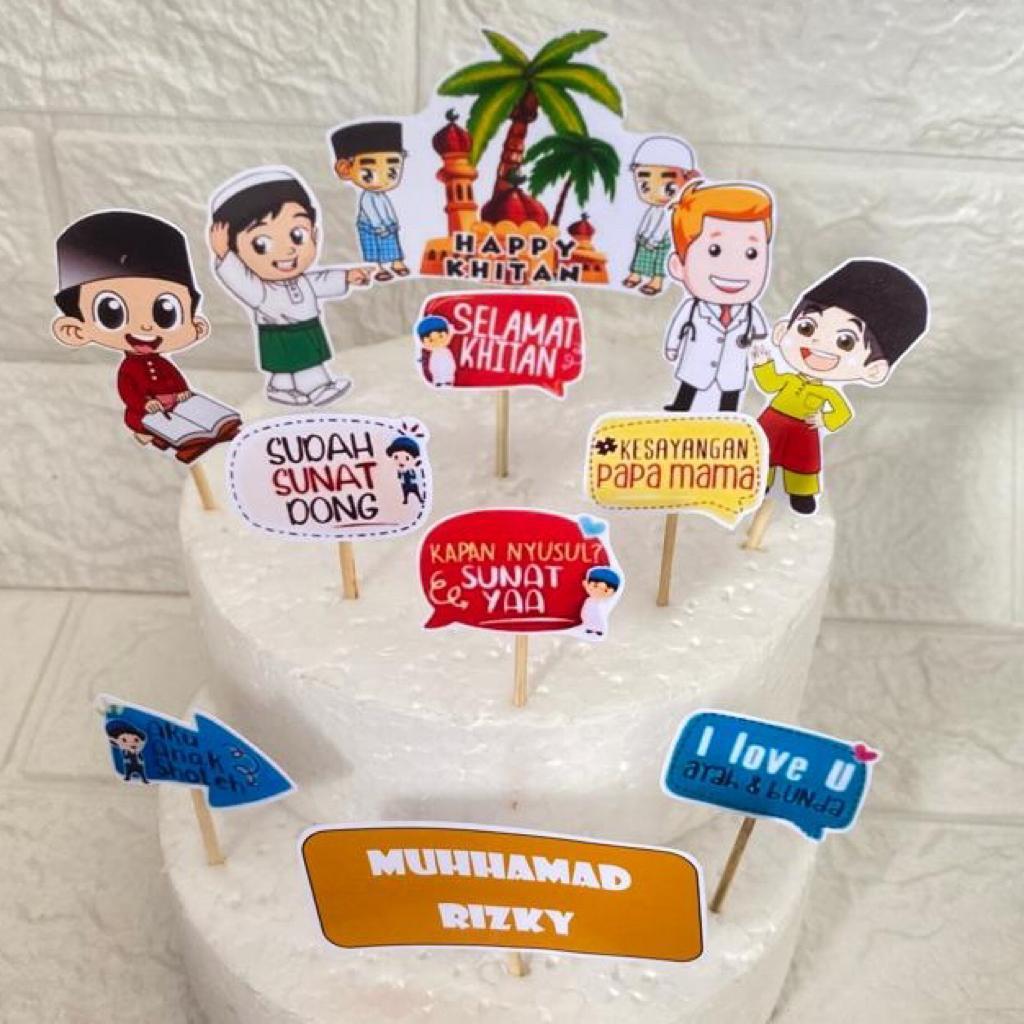 Jual Topper Kue Khitan / Topper Khitanan | Shopee Indonesia