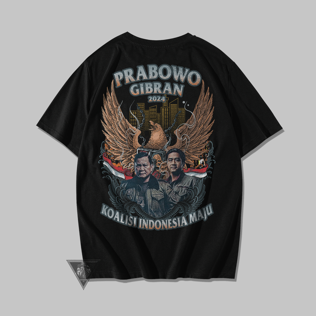 Jual Kaos Koalisi Indonesia Maju Prabowo Gibran Logo Terbaru Tshirt ...