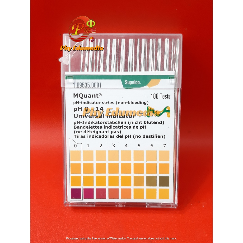 Jual Kertas PH Indikator Universal MERCK / PH Paper Strip / PH Test ...