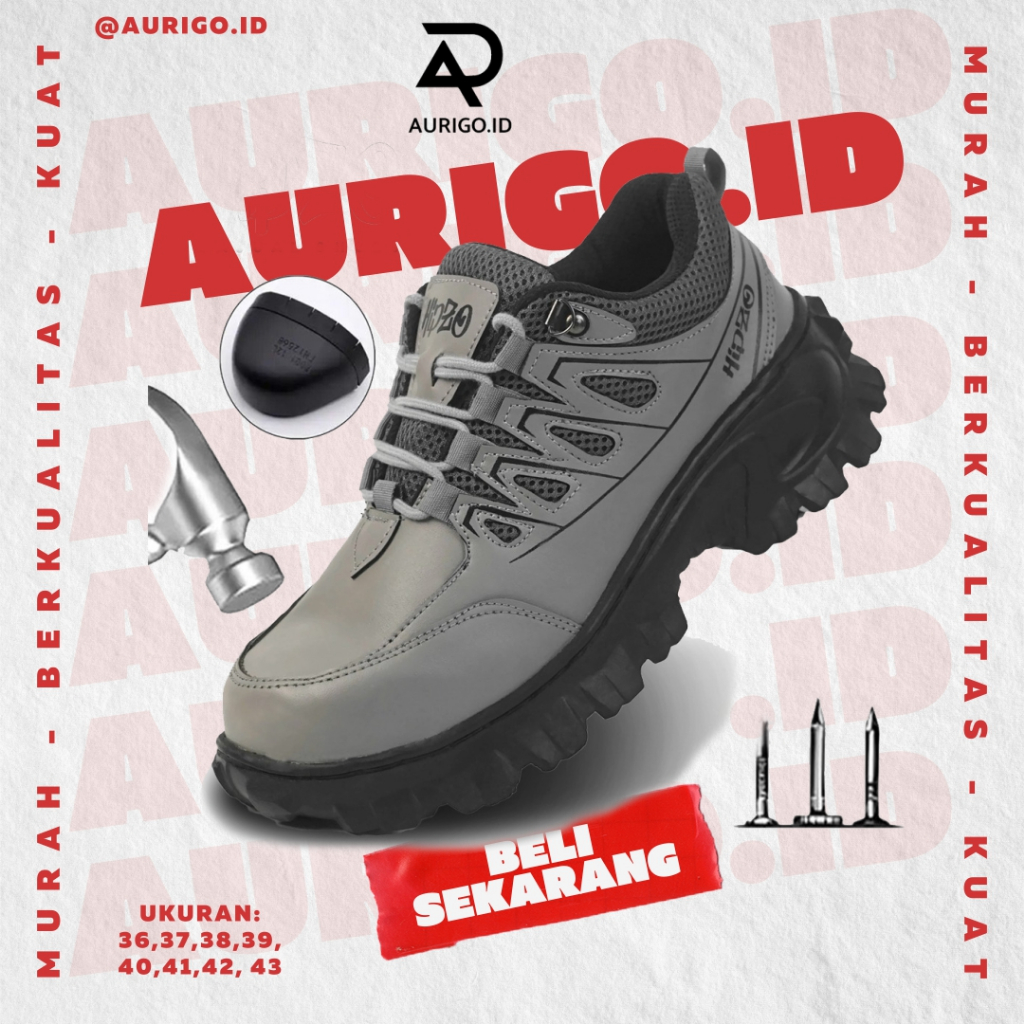 Jual Aurigo sepatu safety kerja proyek arsitek sipil teknik sipil ...