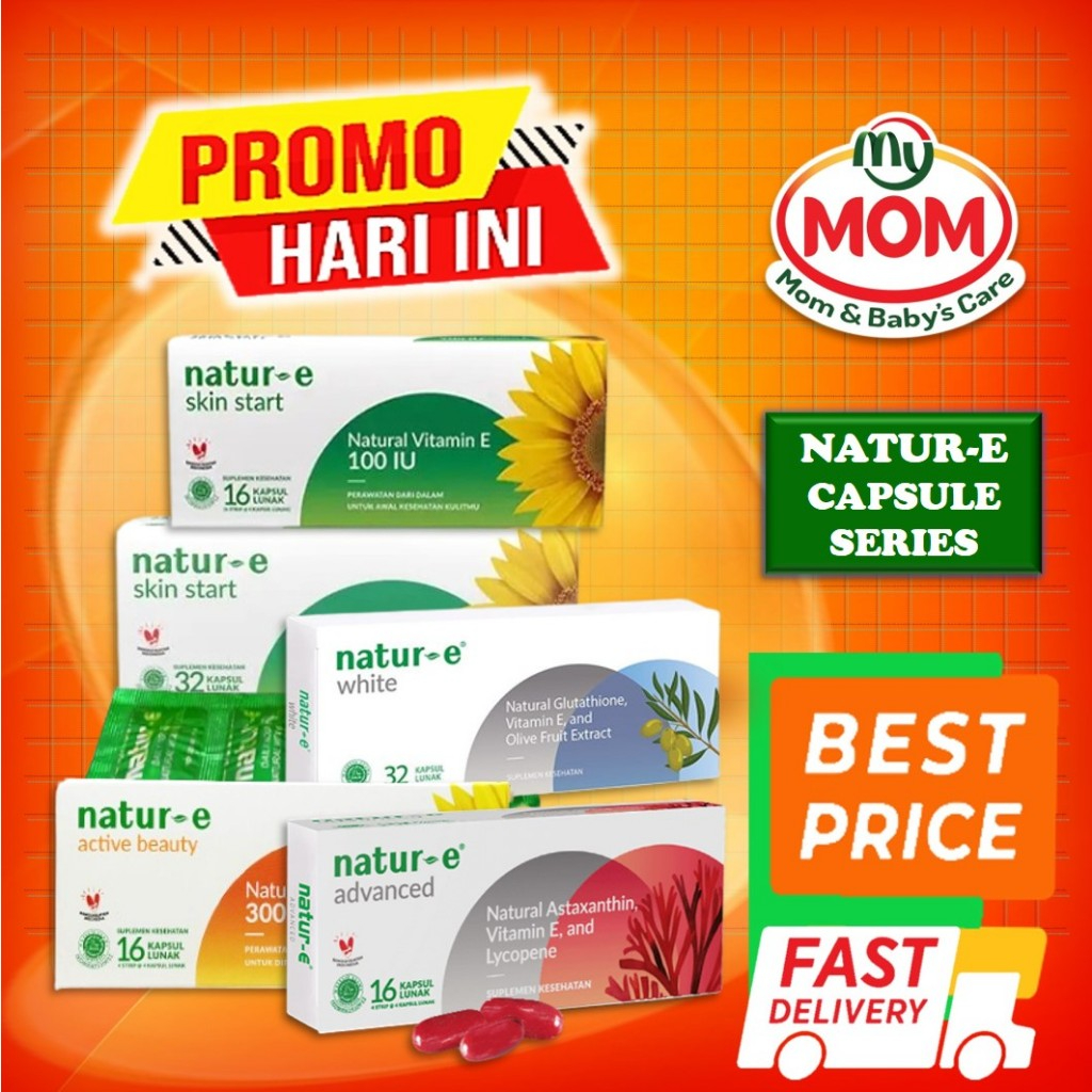 Jual NATUR-E Capsule Series | Natur E 100 IU | 300 IU | White ...