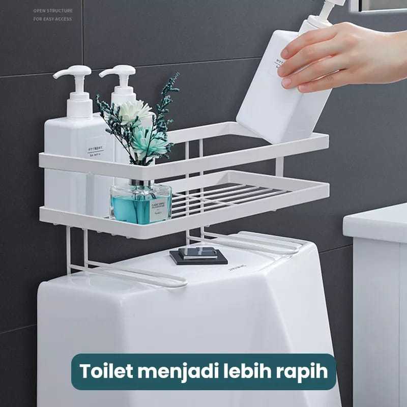 Jual KNY-12 Rak Toilet 1 Susun PUTIH Rak Toilet Closet WC PUTIH Rak ...