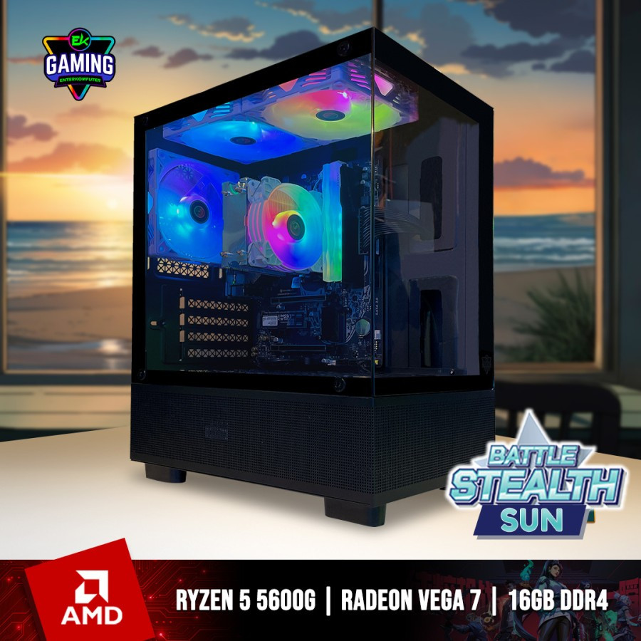Jual PC Rakitan EK Gaming BattleStealth SUN - Ryzen 5 5600G Enter ...