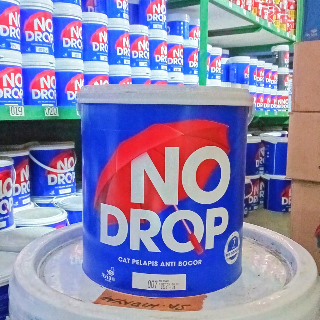 Jual Cat Waterproofing NO DROP Galon 4Kg 4 Kg NoDrop Cat Pelapis Anti Bocor | Shopee Indonesia