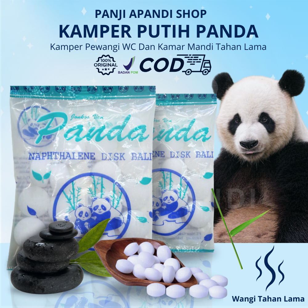 Jual Kamper Barus Panda 25gr Sachet Warna Putih13 Butir - Pengharum ...