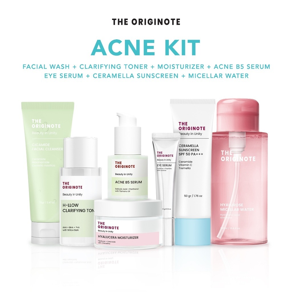Jual The Originote SPECIAL BUNDLE 7in1 KIT : ACNE KIT, GLOWING KIT ...