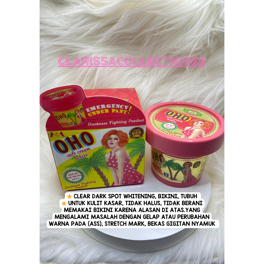 Jual OHO SOFT CREAM WHITE PREMIUM STRETCH MARK / ORIGINAL THAILAND | Shopee Indonesia