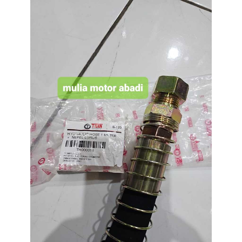 Jual Selang hidrolik pto dump truk 1 meter nepel lurus | Shopee Indonesia