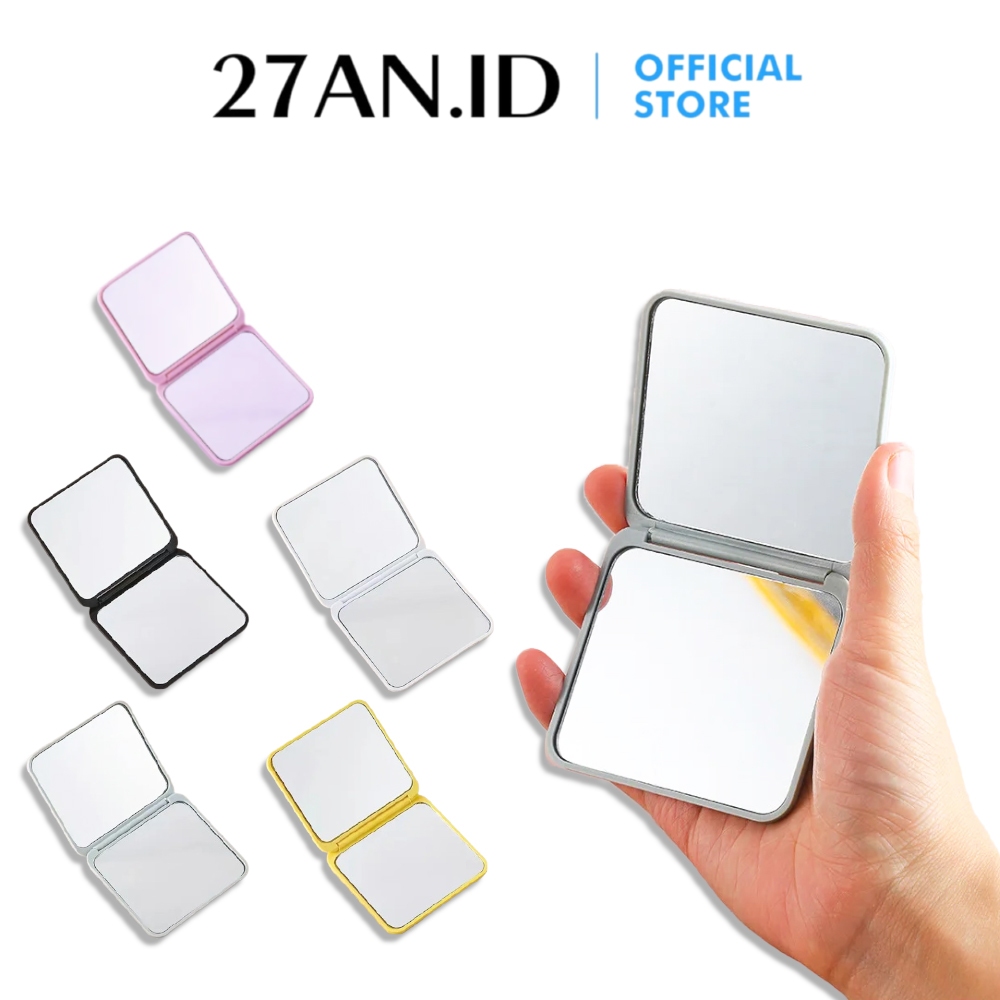 Jual ( 27AN.ID ) Cermin Lipat Mini Polos 2 Sisi H632 Kaca Cermin Mini ...