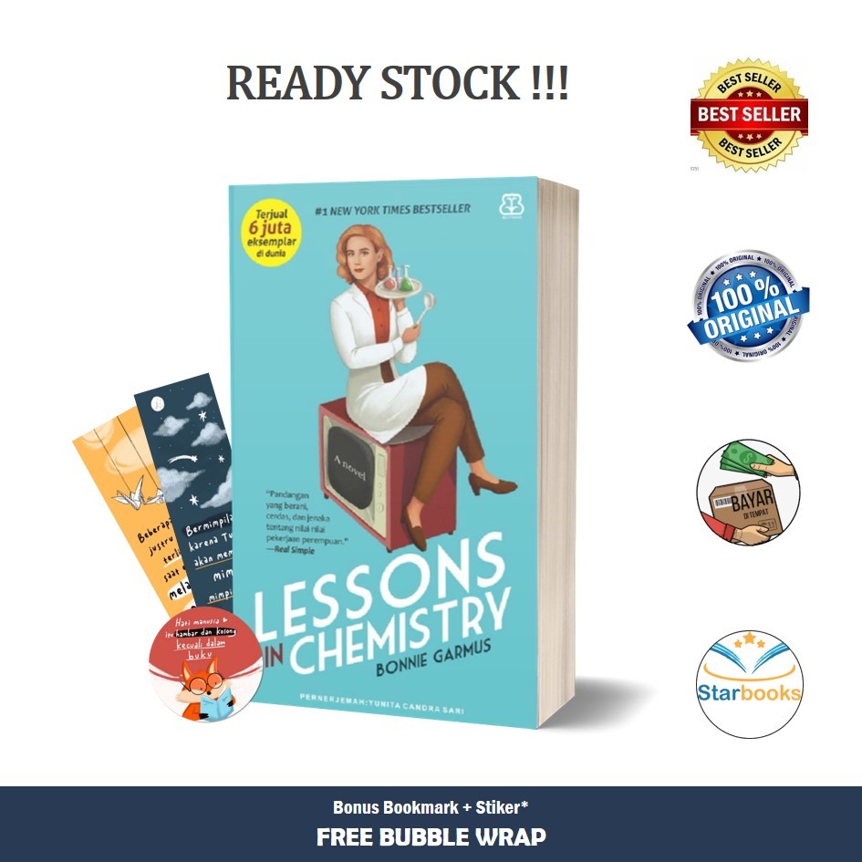 Jual Buku Lessons in Chemistry By Bonnie Garmus - Bentang (Self ...