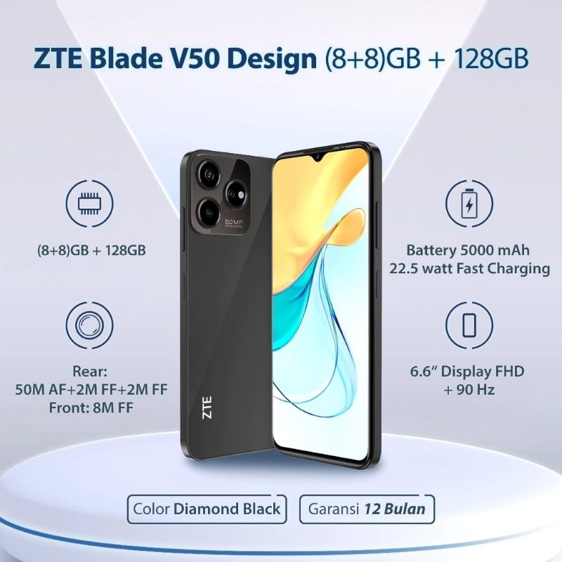 Jual HP ZTE V50 BLADE (8+8GB / 128GB) | Shopee Indonesia