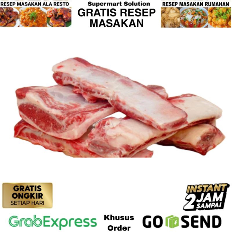 Jual Tulang Iga sapi / Iga Konro / Back ribs | Shopee Indonesia